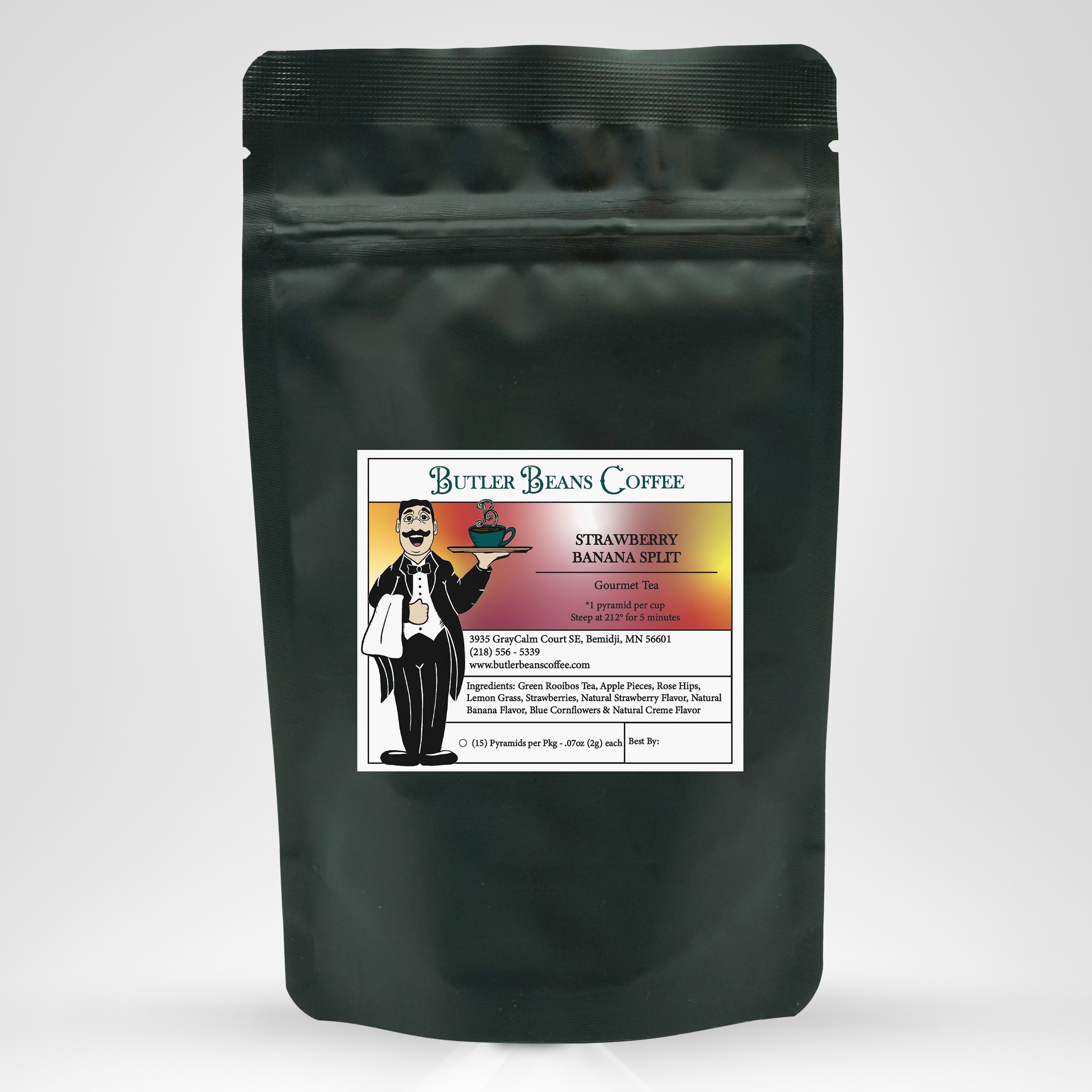 Strawberry Banana Split Tea – Butler Beans Coffee
